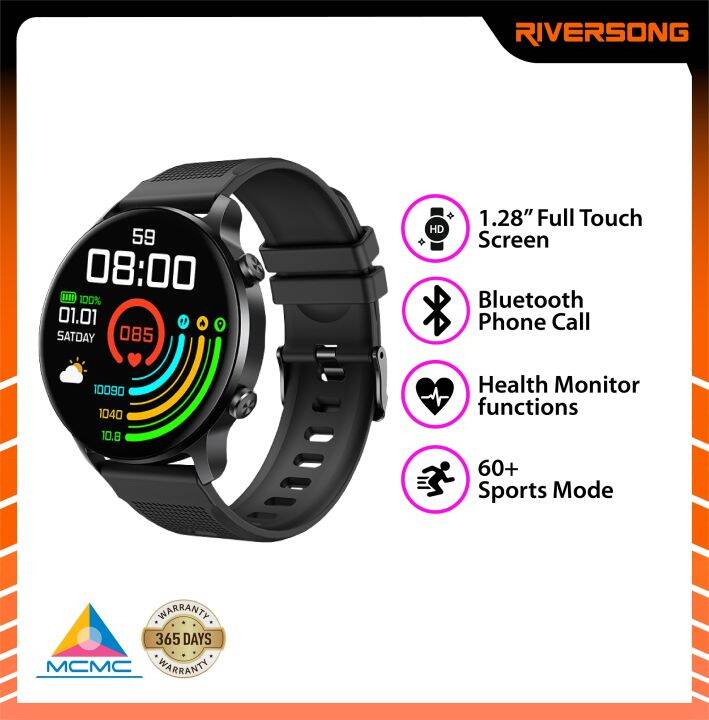 Riversong Motive 5C Smartwatch Smart Sport Watch Fitness Health Monitor ...
