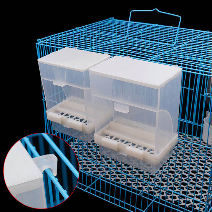 Small Size Bird Poultry Feeder Automatic Acrylic Food Container Parrot ...