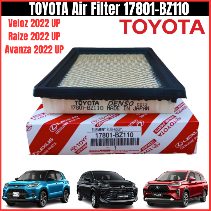 (17801-BZ110)Air Filter Toyota Avanza / Toyota Veloz / Toyota Raize ...