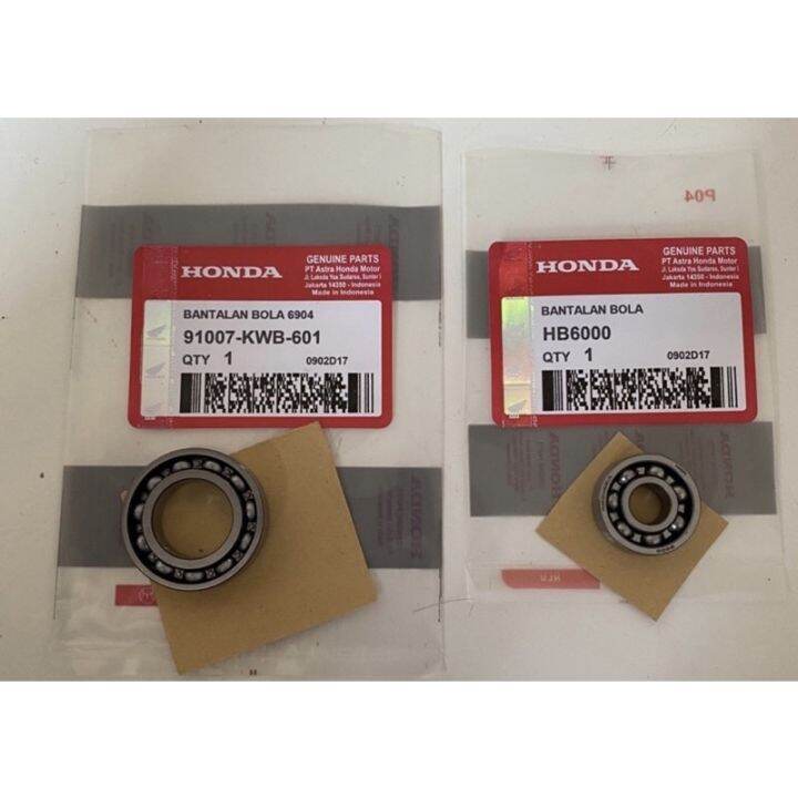 Paket Bearing Lahar Laher Noken as 6904 Besar 6000 kecil KOYO JAPAN ... Paket Bearing Lahar Laher Noken as 6904 Besar 6000 kecil KOYO JAPAN ...