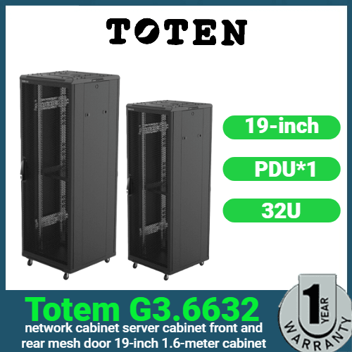 TOTEN Cabinet 32U (disassembled) 600mmW*1000mmD*1600mmH Data Server Rack | Server Data Rack ...