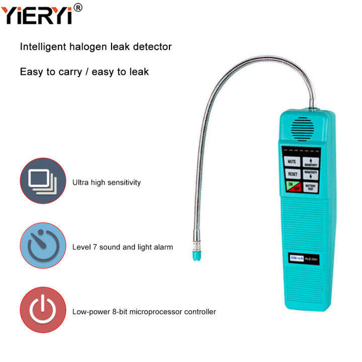 Yieryi Halogen leak Detector Freon Halogen Refrigerant Gas Leak ...