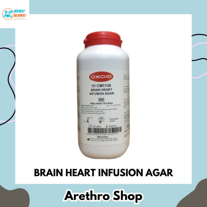 BRAIN HEART INFUSION AGAR 10 GRAM OXOID BEST QUALITY | Lazada Indonesia