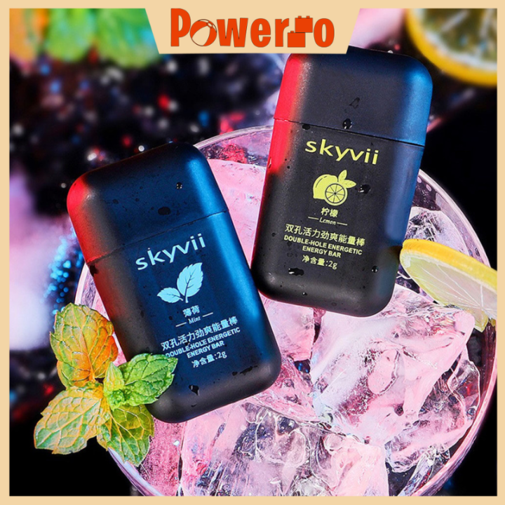 5 Flavors Essential Oil Inhaler Dual Nasal Aromatherapy Liver Cleaning ...