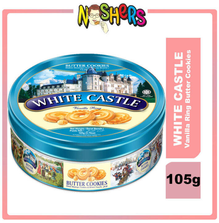 Noshers White Castle Vanilla Ring Butter Cookies Product of Malaysia ...