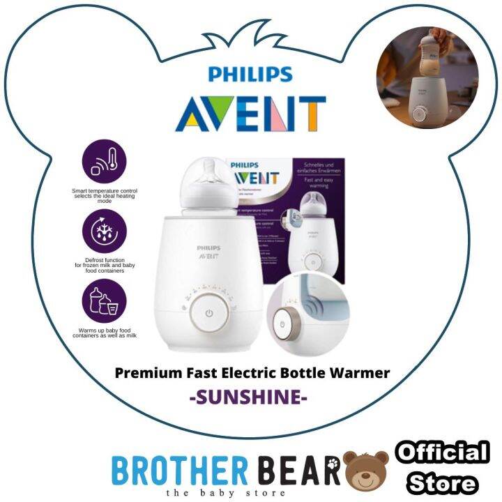 Philips Avent Premium Fast Electric Bottle Warmer (Sunshine) | BABY ...