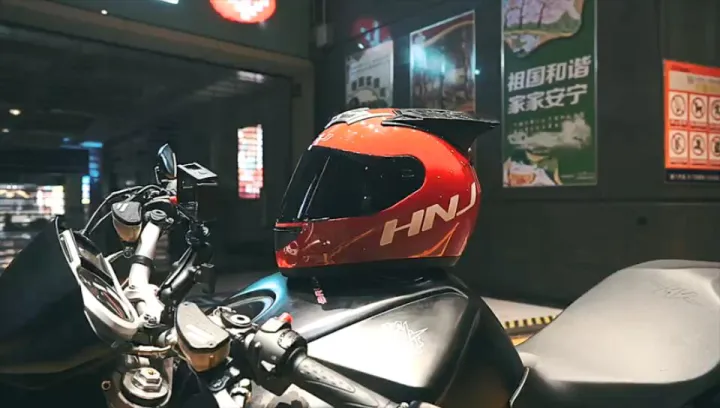 HNJ Helmets 902 men's Full Face Motorcycle Modular Design Helmet Single ...