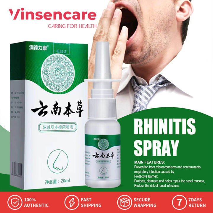 Pure Natural Herbal Nose Spray For Rhinitis And Sinusitis Nasal Drops ...