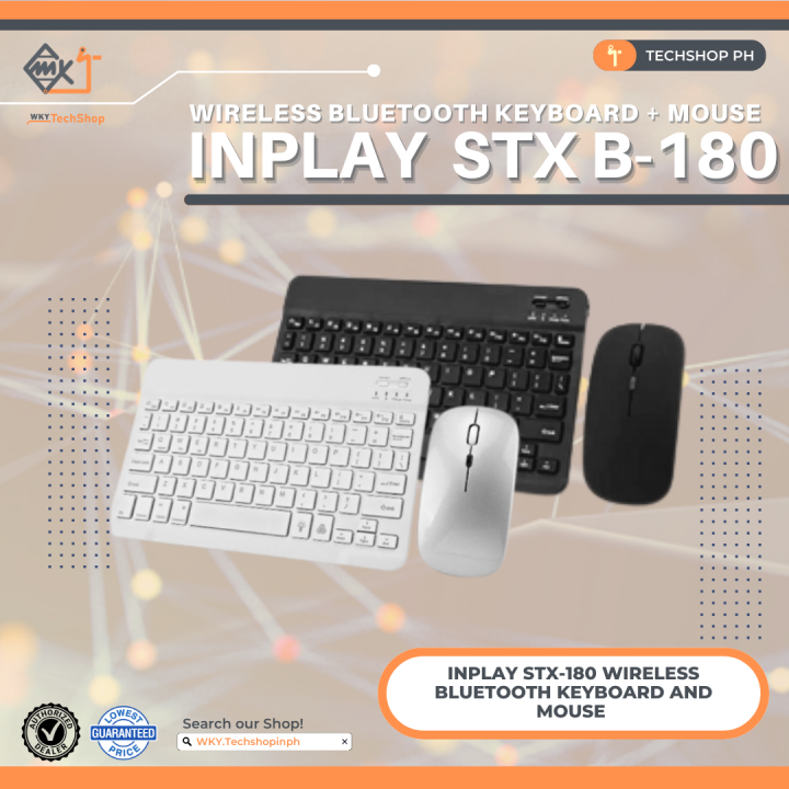 INPLAY RGB Wireless & Bluetooth Keyboard & Mouse Bundle | Lazada PH