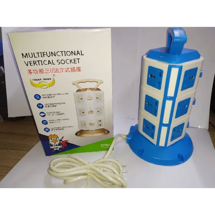 VERTICAL EXTENSION OUTLET (3 LAYER) | Lazada PH