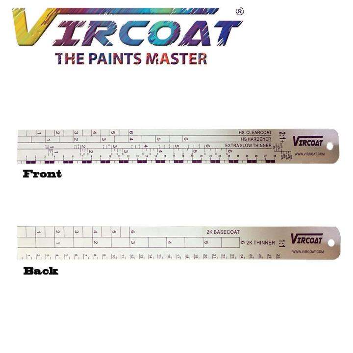 Paint Mixing Ruler/ Car Paint Measuring Scale Mixing Ruler | Lazada