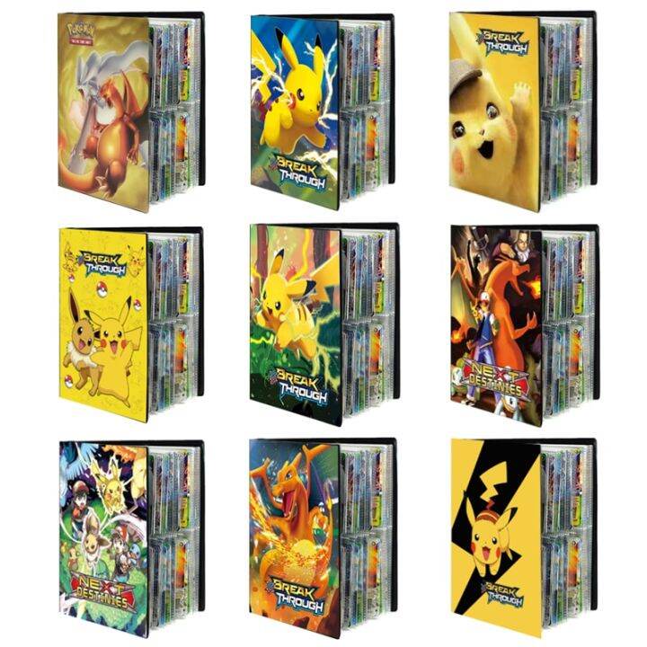 240 Cards Pokemon Album Book Collection Holder Pocket Anime Map Game ...