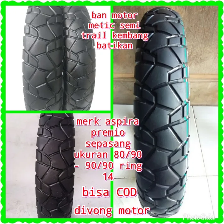 ban luar motor matic semi trail ukiran | Lazada Indonesia