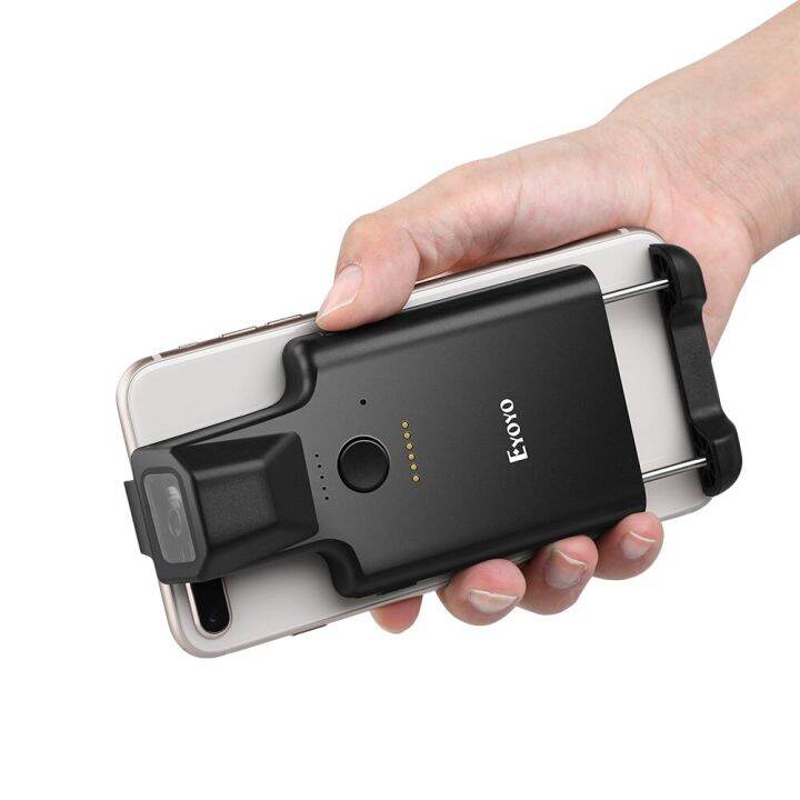 Eyoyo 2D Back Clip Bluetooth Barcode Scanner Phone Work Portable ...