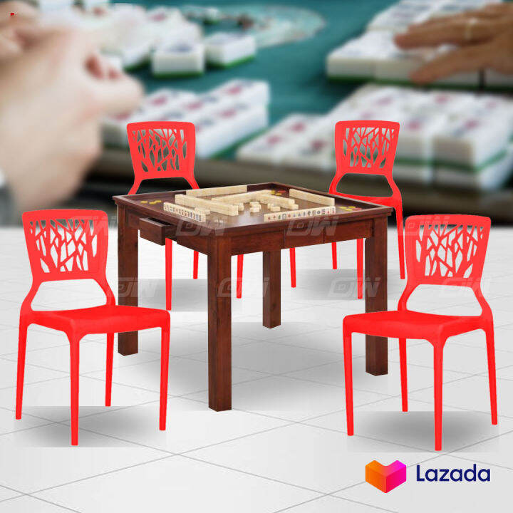 Prosperity Mahjong Table WITH 4 Units of Sibeh Huat Hoseh Series ...