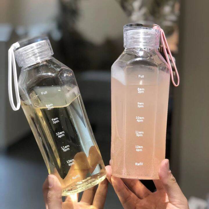 Botol Minum Aesthetic Water Bottle Termos Botol Bening Estetik Botol ...