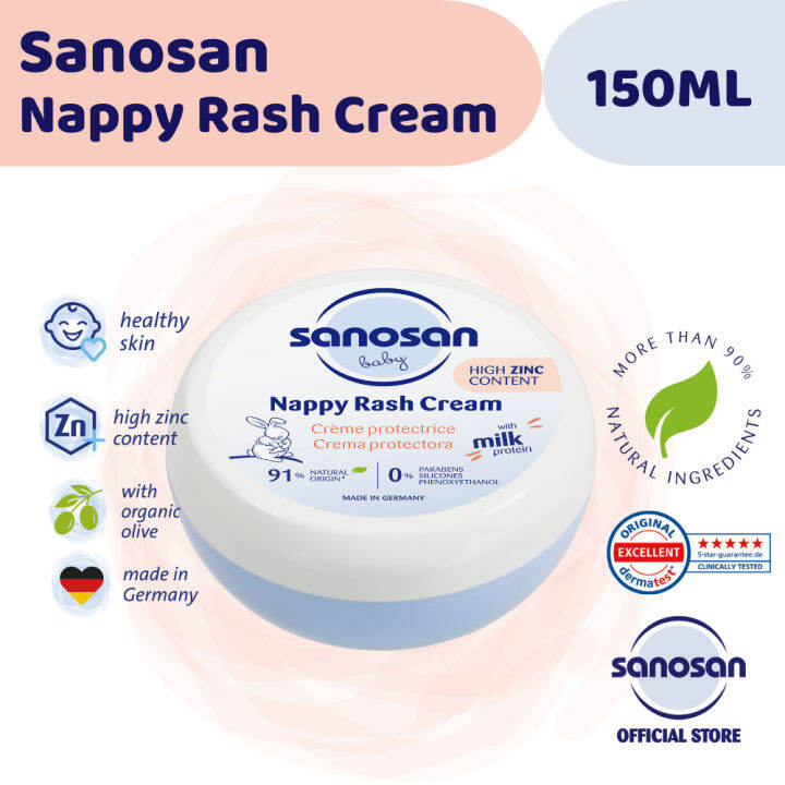 Sanosan Baby Nappy Rash Cream 150ml - New Look! | Lazada PH