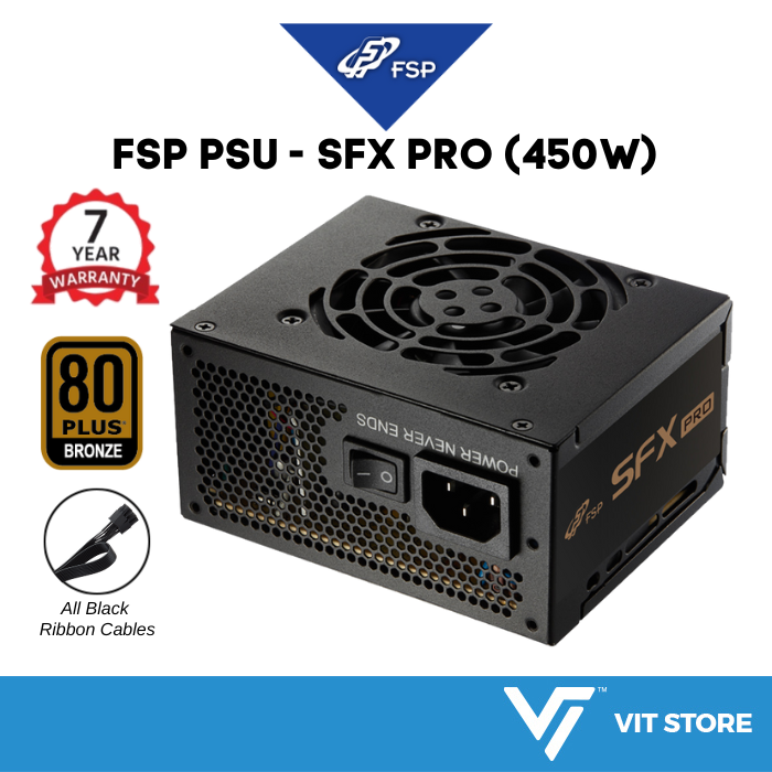 FSP SFX PRO 450W SFX PSU | 80 Plus bronze Non-Modular (FSP450-50SAC ...