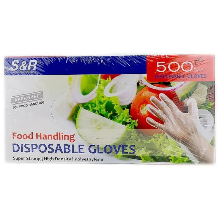 SNR FOOD HANDLING DISPOSABLE GLOVES 500counts | Lazada PH
