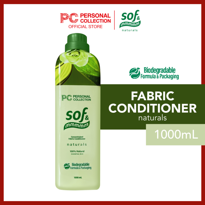 sof & mmmmm Naturals Concentrated Fabric Conditioner 1000ml Personal ...