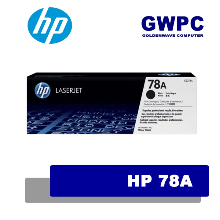 HP 78A Black Original LaserJet Toner Cartridge CE278A | Lazada PH