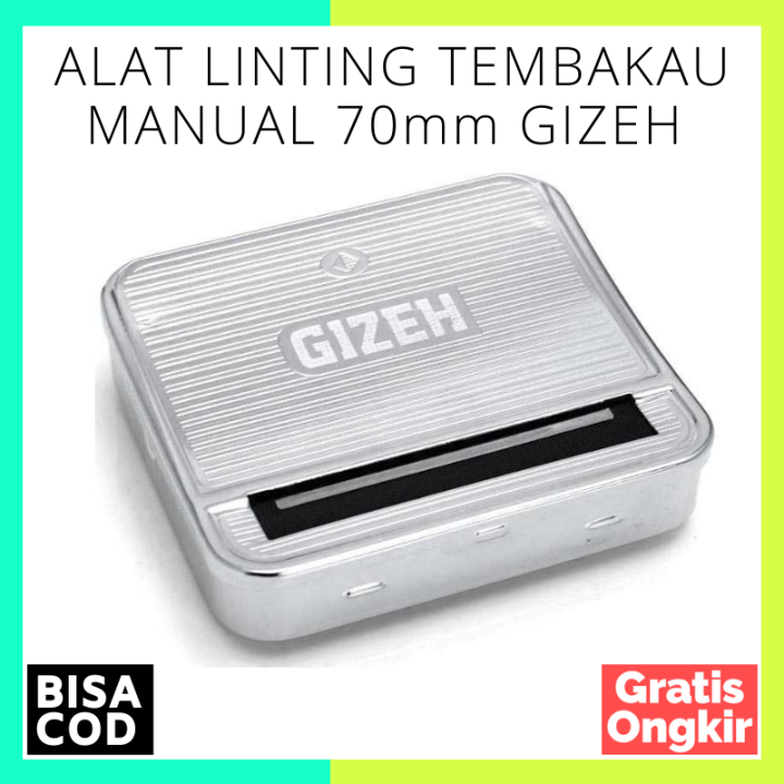 ALAT LINTING TEMBAKAU MANUAL 70mm GIZEH / alat linting rokok manual ...