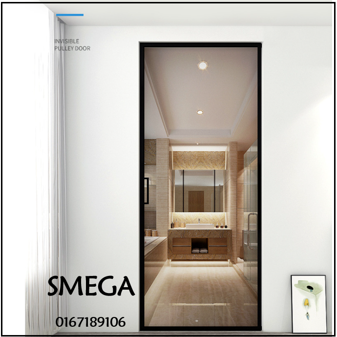SMEGA Invisible Rail Sliding Ghost Door Pintu Standard Size | Lazada