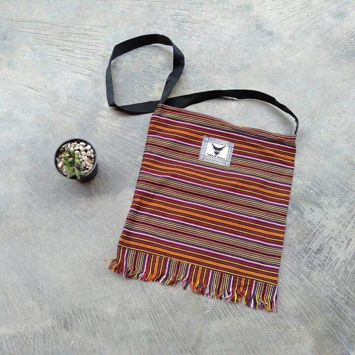 Tas Selempang Toraja Ukuran Besar - Tas Tenun Toraja - Size 40 x 35 cm ...