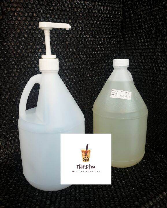 Daesang Fructose Corn Syrup 1 Gallon with Syrup Pump - THIRSTEA MILKTEA ...