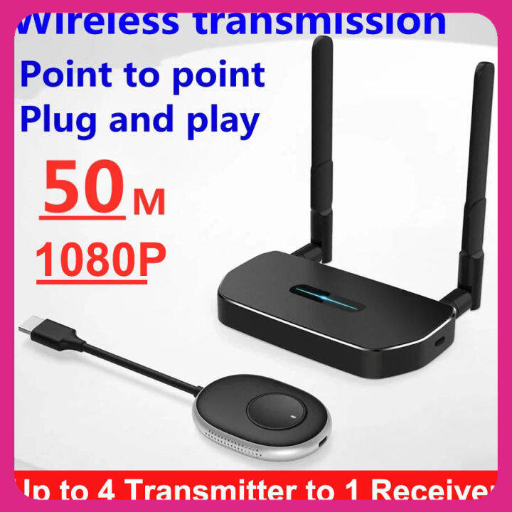 Wireless HDMI Video Transmitter Receiver HD Wireless Display Dongle ...