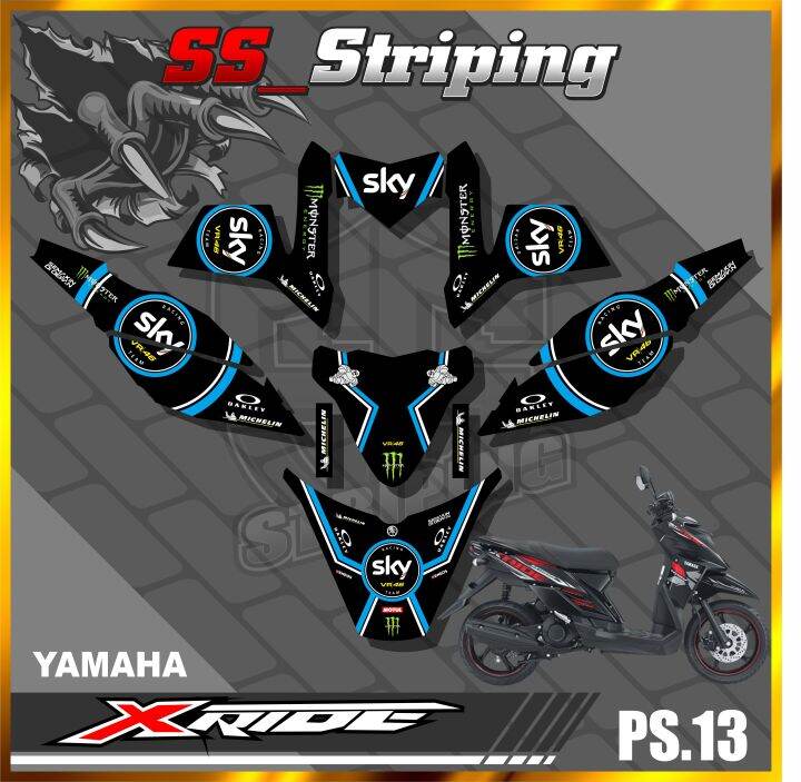 Decal Sticker Full Body X Ride 115 - Stiker Full Body X Ride 115. PS ...