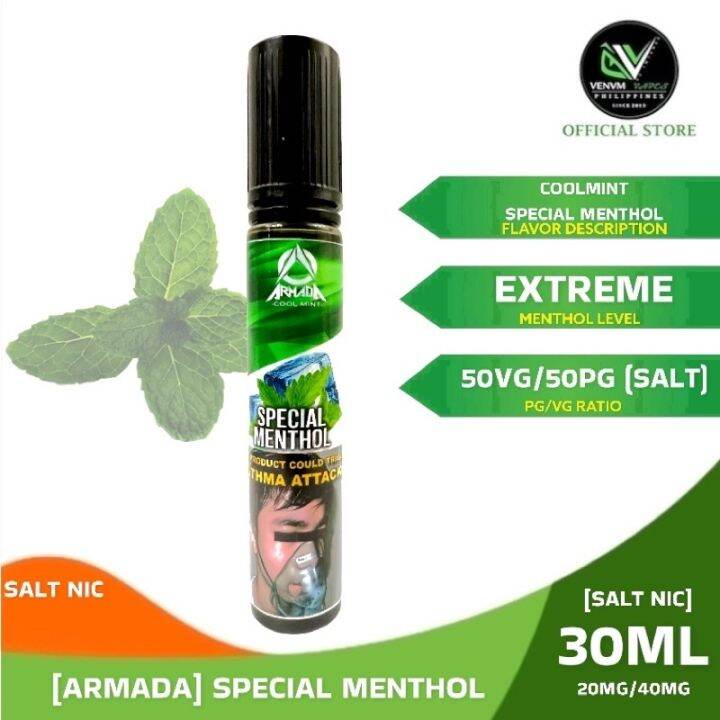 vape [SALT NIC] Coolmint Armada Menthol (30ml) | Lazada PH