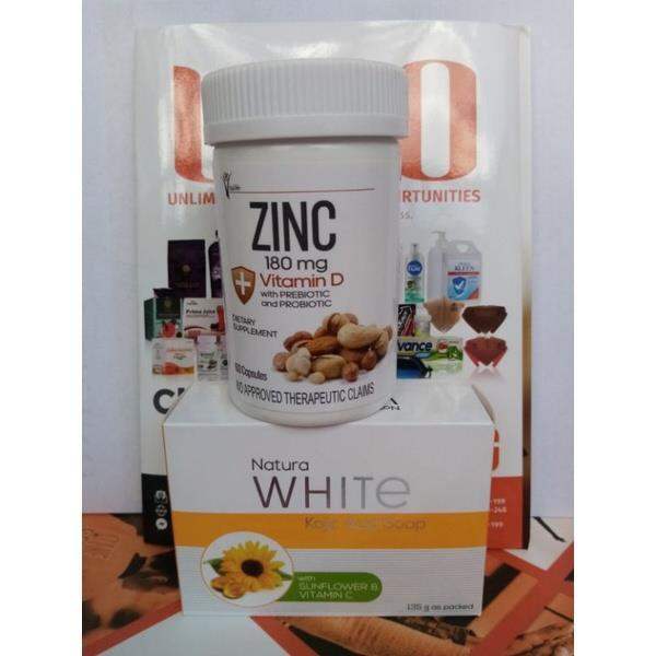 UNO VITALIFE ZINC WITH PREBIOTIC AND PROBIOTIC 180MG FREE KOJIC SOAP ...