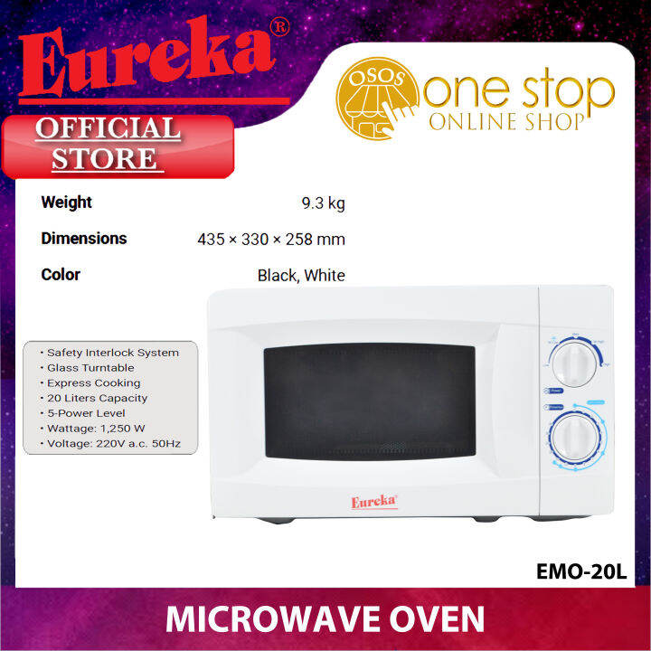 EUREKA Original Microwave Oven 20L EMO-20L EMO-20L •OSOS• | Lazada PH