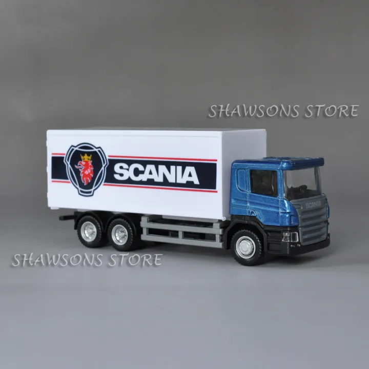1:64 Scale Diecast Metal Scania P-Series Container Truck Vehicle Model ...