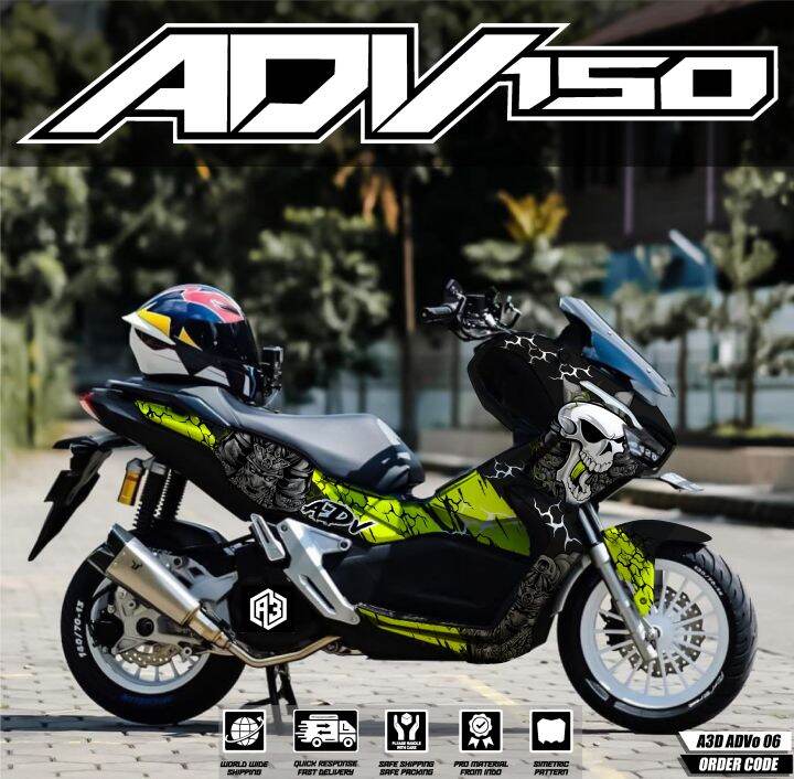 (COD) Decal Sticker ADV 150 Full Body Dekal stiker adv 150 fullbodi ...