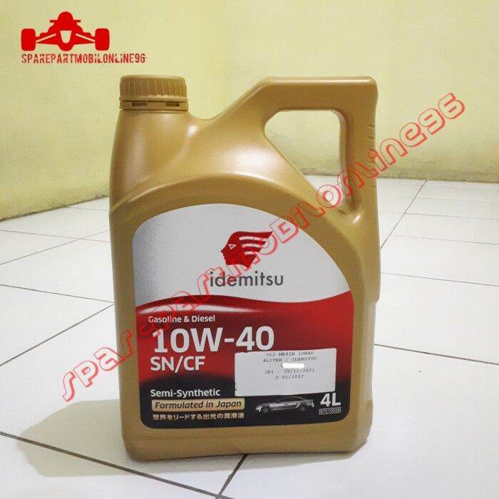 Oli Mesin Idemitsu 10W 40 1 Galon 4 Liter | Lazada Indonesia