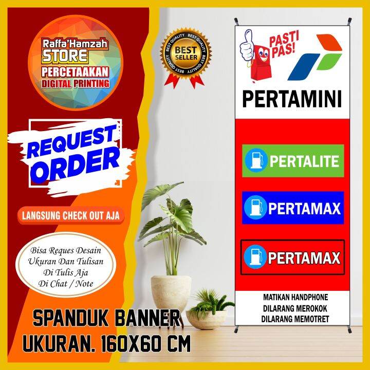 Spanduk, Banner Pertamini Spanduk Pom Mini Size 160x60 cm | Lazada ...
