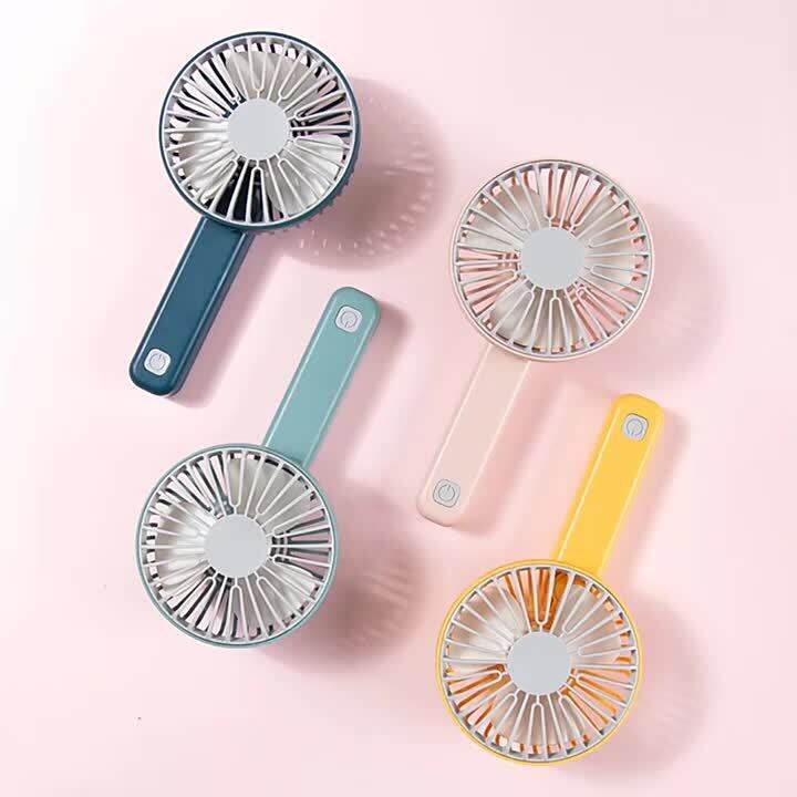 Mini Handheld Rechargeable Small Fan Portable Mute Fan Folding USB Fan ...