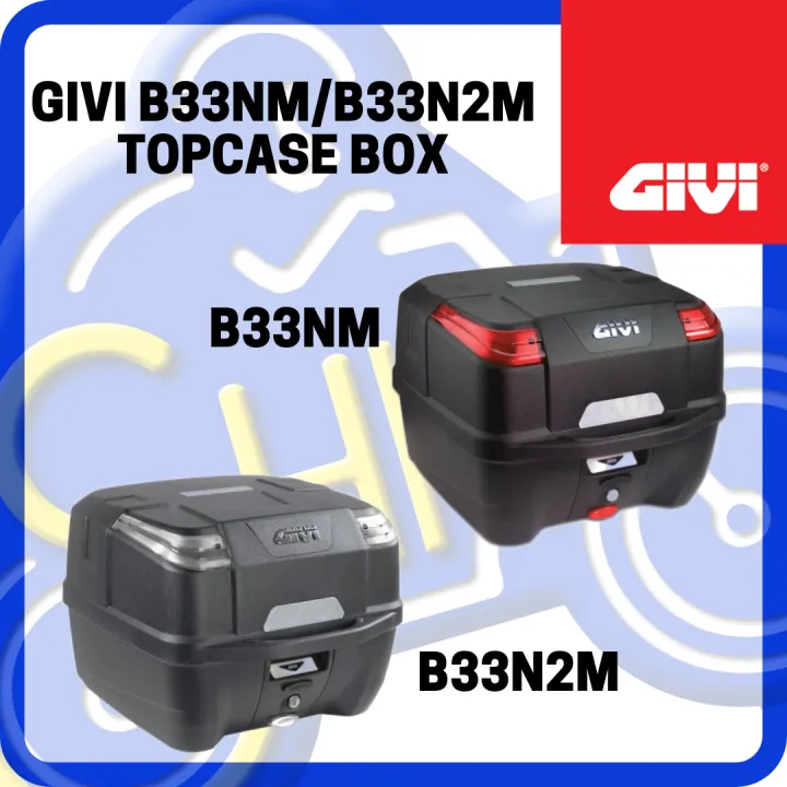 💯NEW ORIGINAL GIVI BOX B33NM B33N2M ATLAS MONOLOCK TOP CASE BOX BARU GIVI B33NM FREE LIMITED ...