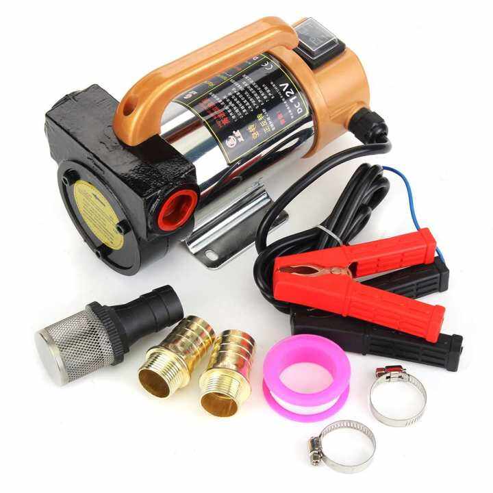 12V 260W Car Engine Portable Electric Fuel Diesel Pump Oil Transfer ...