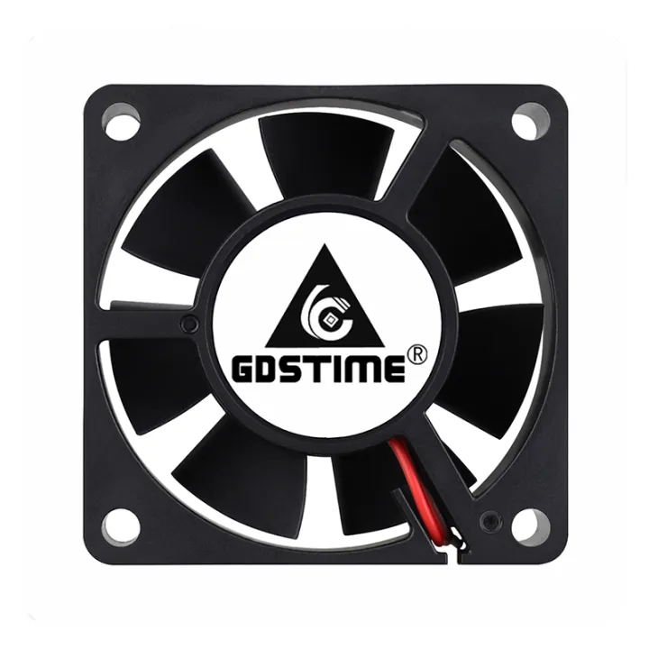 2 Pcs Gdstime 60x60x20mm 6020 12V 24V Dual Ball 3D Printer Cooler Fan 60mmx20mm Brushless ...