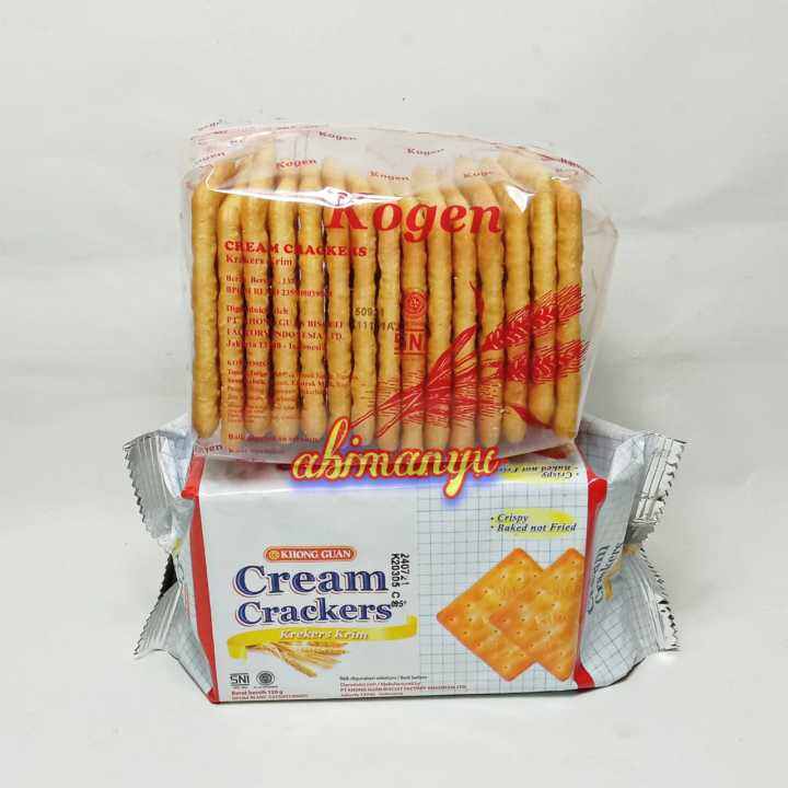 Biskuit Khong Guan Cream Cracker - Kreker Polos - kreker tawar137 gram ...