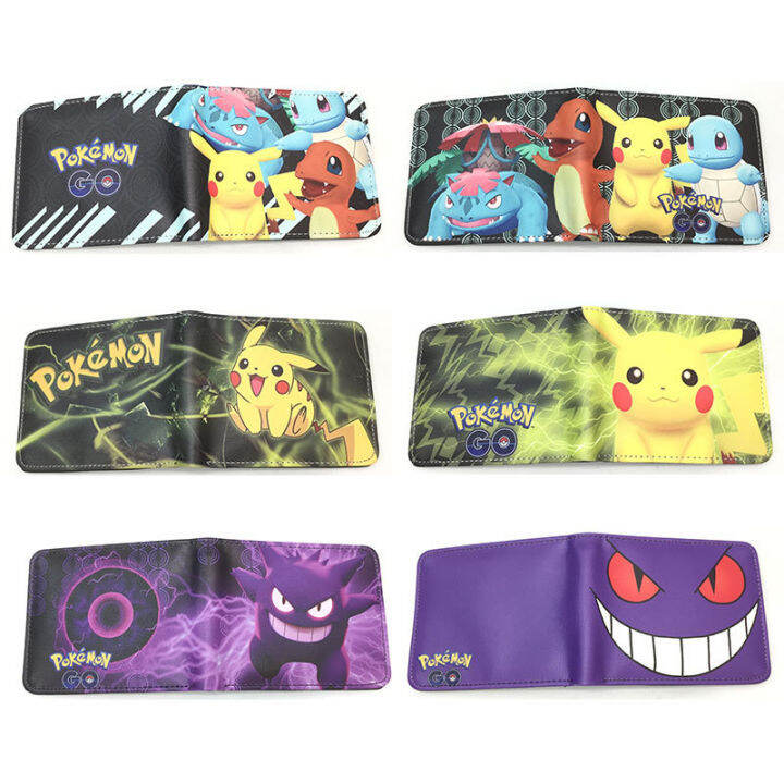 Pokemon Pet Elf Short Wallet Pokemon Ghost Stone Cartoon Cute Creative ...
