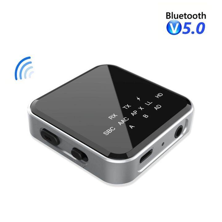 2 in 1 Bluetooth Receiver Transmitter Bluetooth V5.2 RX+TX 250MAH with ...