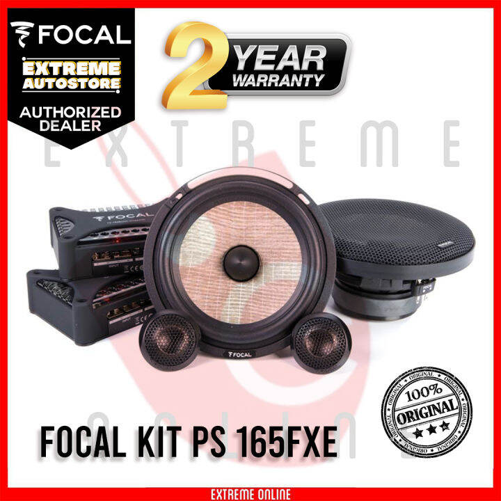 Focal PS 165 FXE Performance Series 6-1/2" bi-amplified Component Speaker System | Lazada