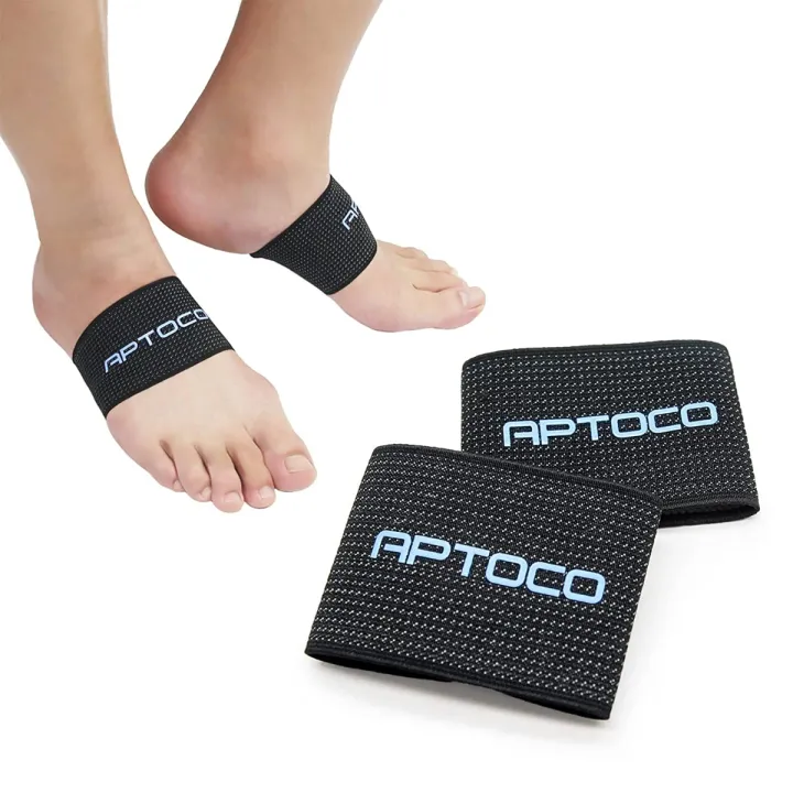 Aptoco Arch Support Brace, Compression Copper Arch Support Sleeves Foot ...