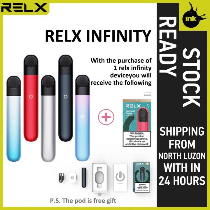 relx1 infinity pod full set original RELX INFINITY DEVICE Classic Kit Buy 1 device Get 1 free ...