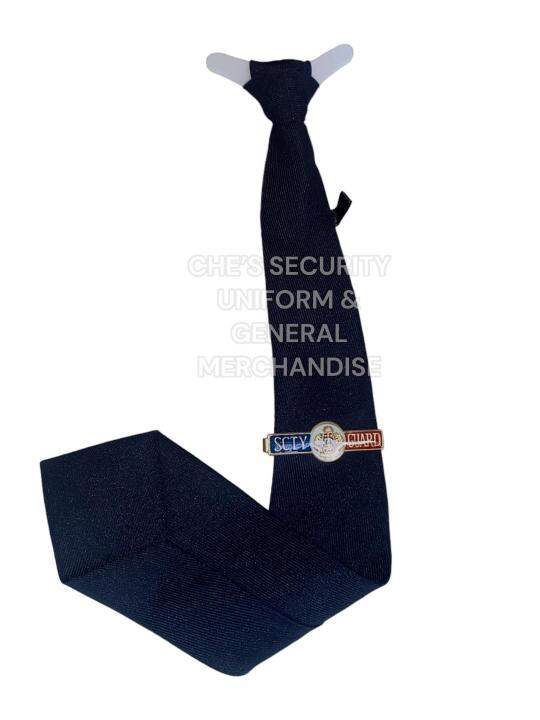 Security Guard Necktie with Clip | Lazada PH