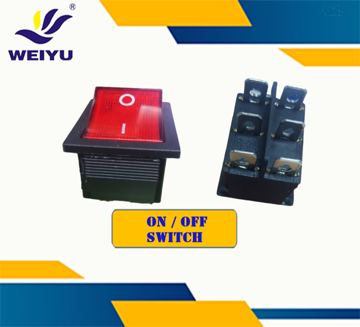 3pin/4pin/6pin On/Off LED Red Light Switch All Purpose 5pcs | Lazada PH